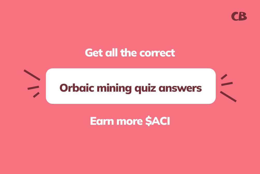 Orbaic Mining Quiz Answers